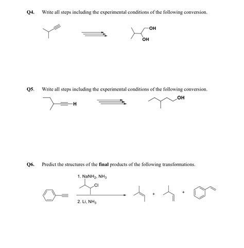 Solved Q4 ﻿write All Steps Including The Experimental