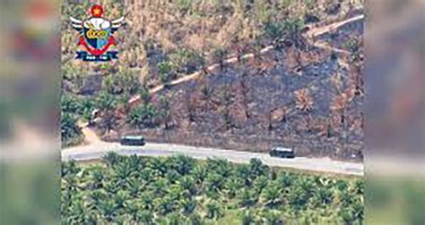 မောတောင်ဘက်ထွက်လာသည့် စစ်တပ်ရိက္ခာဖြည့်ယာဉ်တန်း မိုင်းဆွဲတိုက်ခိုက်ခံရ