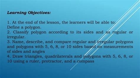 Math 5 Ppt Q3 W3 Lesson 62 Visualizing Naming And Describing Polygons With 5 Or More Sided