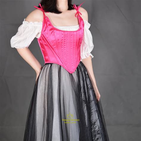 Sexy Vintage Rose Red Corset Top Elevate Your Summer Style Vampal Dresses