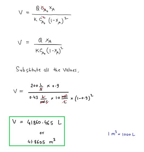 Solved Need Help Understanding And Solving The Cstr Second Order