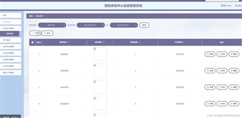 java毕业设计医院体检中心信息管理系统（springboot mysql jdk1 8 meven） 基于java的医院门诊体检管理系统设计