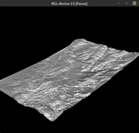 Dem R Lidr Package Gridterrain Giving Weird Plot Geographic