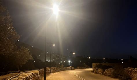 Municipality Of Ios The Installation Of 114 Autonomous Led Lighting Fixtures Has Been Completed