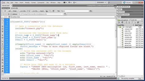 Php And Mysql Form Validating Part 3 Using Empty And Simple