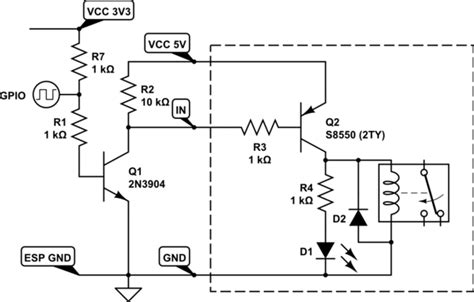 Arduino How To Drive A Relay From ESP Gpio Electrical Engineering Stack Exchange
