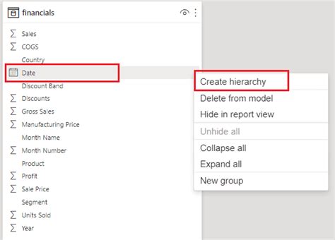 power bi date hierarchy complete tutorial enjoy sharepoint