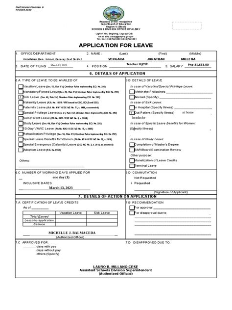 Form 6 New Template Pdf Social Programs Government