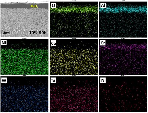 The Oxide Layer Structure Profile And Eds Analysis Results After