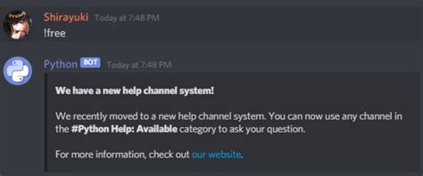 Update Free Tag Issue Python Discord Meta GitHub