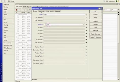 how to block port scanner and prevent it in mikrotik