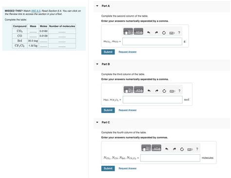 Solved 12 Complete The Tableenter Your Answers Numerically