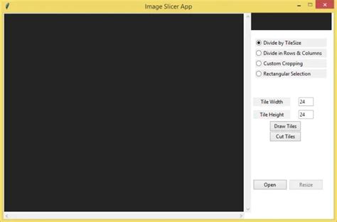 Image Slicer App In Python With Source Code Sourcecodester