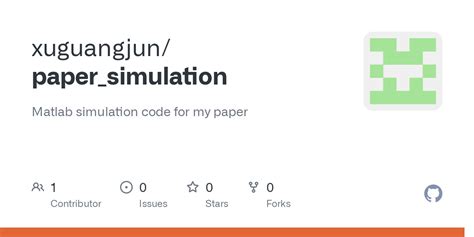 GitHub Xuguangjun Paper Simulation Matlab Simulation Code For My Paper