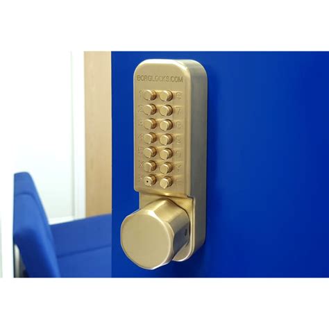 Borg BL2501 Antimicrobial Easicode Pro Mechanical Code Lock Cu Shield Copper