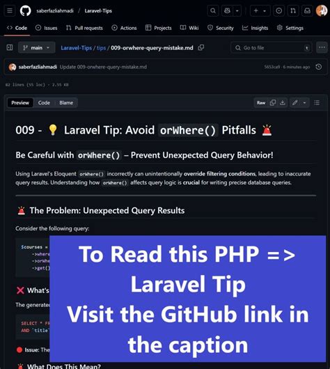 php laravel laravel tip php laravel phpdeveloper laraveldeveloper… saber fazliahmadi