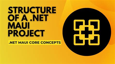 04 Net Maui Core Concepts Net Maui Project Structure Youtube