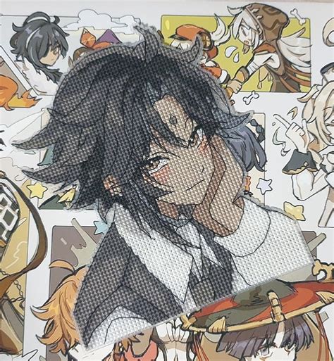 Вышивка крестиком Genshin Impact Сяо Милые рисунки Схемы вышивки крестиком Рисунки крестов