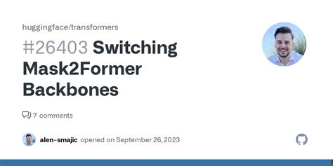 switching mask2former backbones · issue 26403 · huggingface