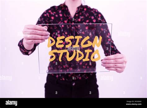 Writing Displaying Text Design Studio Business Idea Work Environment Specifically For Designers