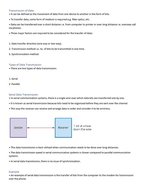 Data Transmission | PDF | Error Detection And Correction | Duplex ...