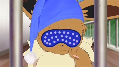 Sleeping Shaggy Haired Eevee By Jdesfan3 On Deviantart