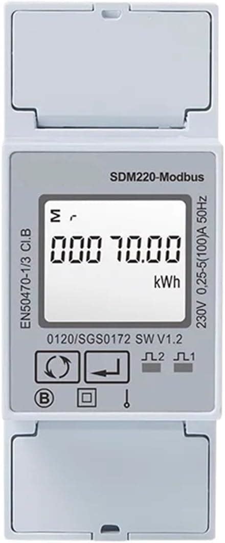 Sdm220 Modbus Mid Din Rail Energy Meter Ampermeter Nepal Ubuy
