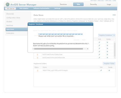 Solved Register Database Arcgis Server Manager Chrome Err Esri Community
