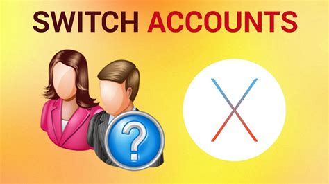how to switch between the different user accounts on mac youtube