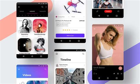 Best Free Android UI Kits For Sketch In