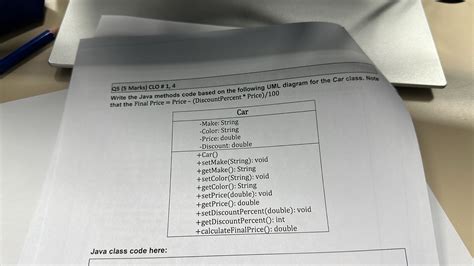 Solved Q5 5 ﻿marks ﻿clo 1 4write The Java Methods Code