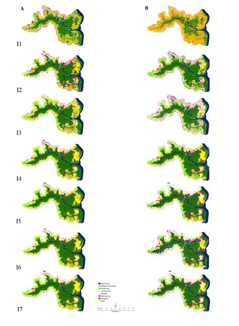 Classification Result A Random Forest Algorithm B Maximum Likelihood Download Scientific