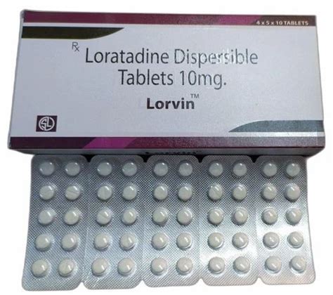 Lorvin Loratadine Dispersible Tablets For Clinic At Rs 1100 Box In Hanumangarh