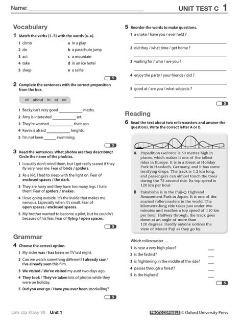 Link L7 U1 Unit Testc Pdf