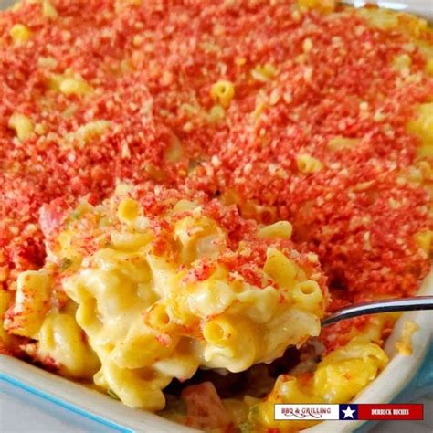 Hot Cheeto Queso Mac And Cheese Derrick Riches
