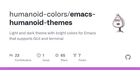 Github Humanoid Colorsemacs Humanoid Themes Light And Dark Theme With Bright Colors For