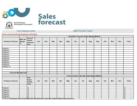 35 Free Sales Forecast Templates Spreadsheets
