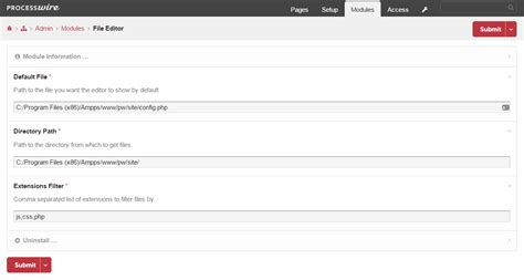 File Editor Modulesplugins Processwire Support Forums