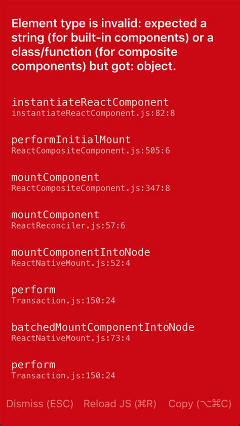 Element Type Is Invalid Expected A String Issue Aksonov React Native Router Flux
