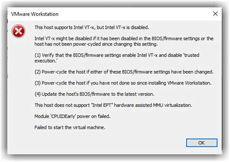 Fix The Guest Operating System Has Disabled The CPU Wikigain