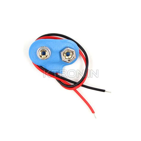 Buy 9v Battery Connector Snap Type 11 Cm Length Ktron India