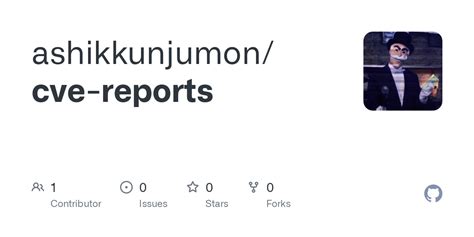 GitHub Ashikkunjumon Cve Reports