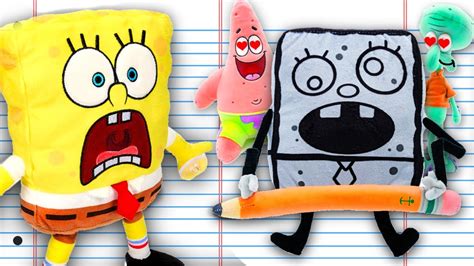 Spongebob Meets Doodlebob Spongebob Plush Youtube
