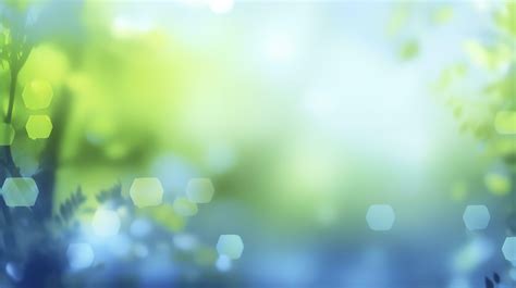 abstract green gradient bokeh with drops background generate ai
