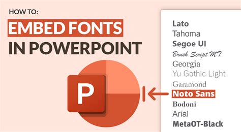 How To Embed Fonts In Powerpoint