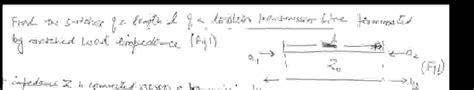 Find The S Matrix Of A Length L Of A Lossless
