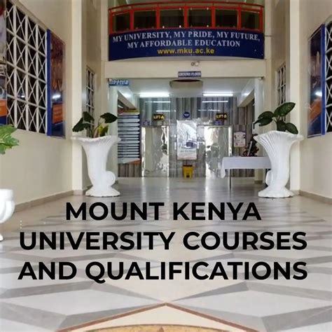 mount kenya university courses and qualifications [2025 intake] kenya