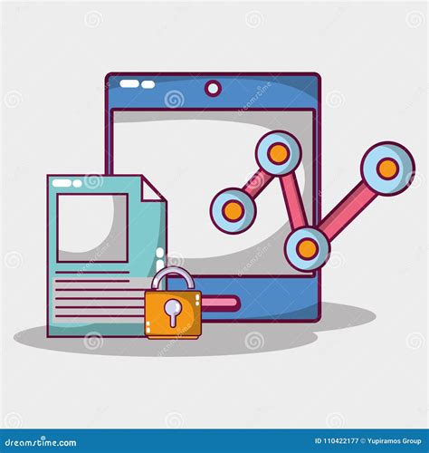 Data Center Server Network Technology Stock Vector Illustration Of