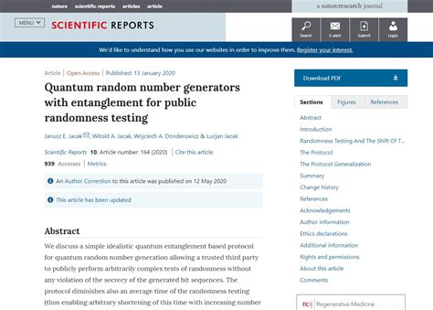 Quantum Random Numbers Generators (QRNG) | seQre
