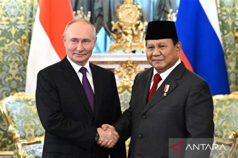 Prabowo ungkap ketertarikannya pada energi nuklir saat bertemu Putin ...